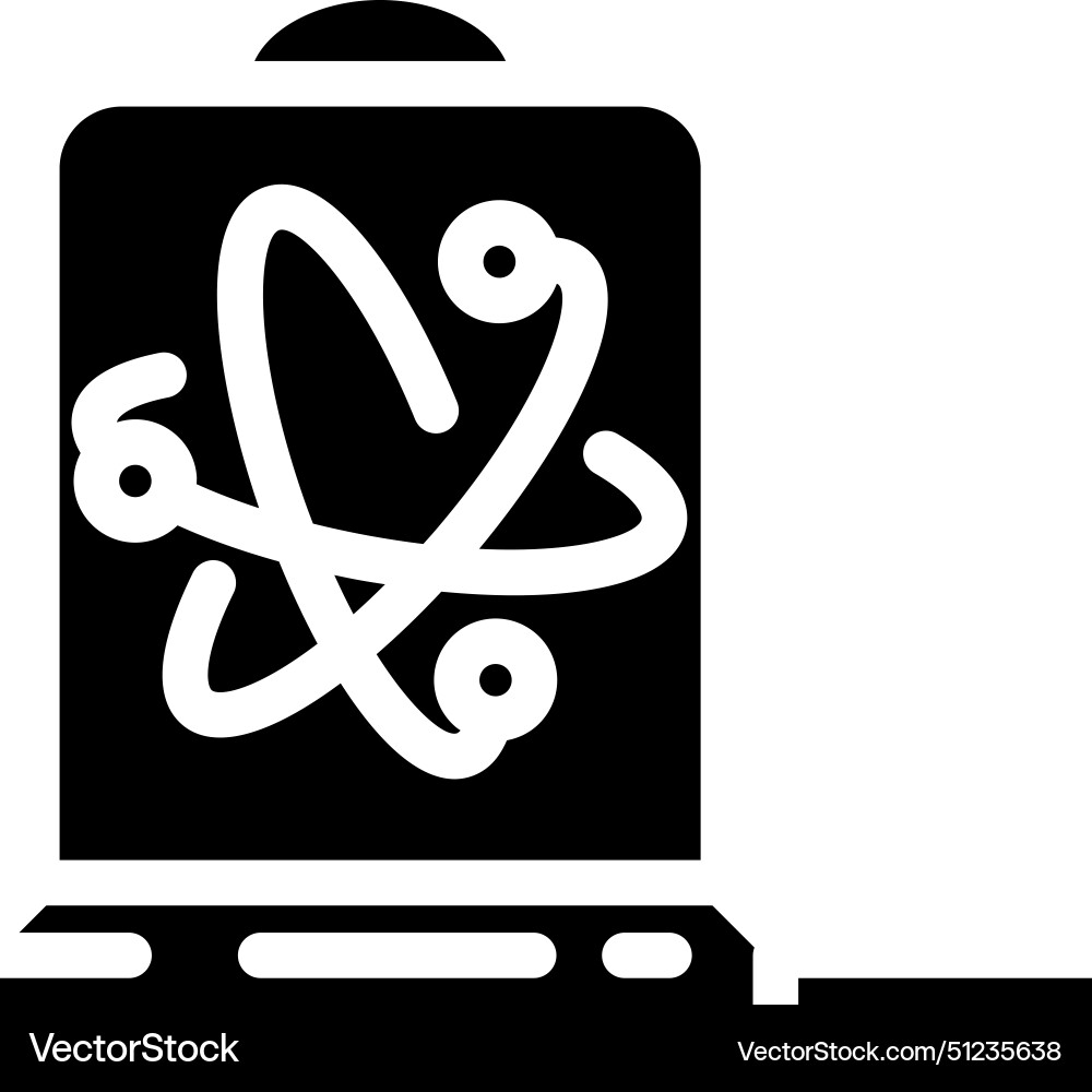 Sensor quantum technology glyph icon Royalty Free Vector Sensor quantum technology glyph icon Royalty Free Vector