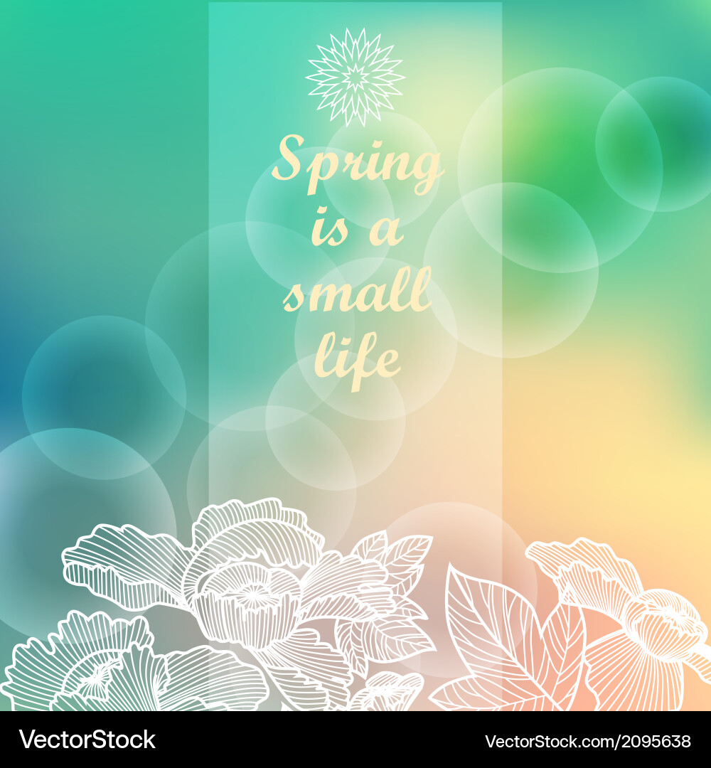 Spring Royalty Free Vector Image - VectorStock