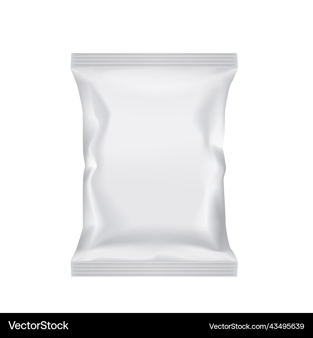 3d white plastic packaging isolated Royalty Free Vector