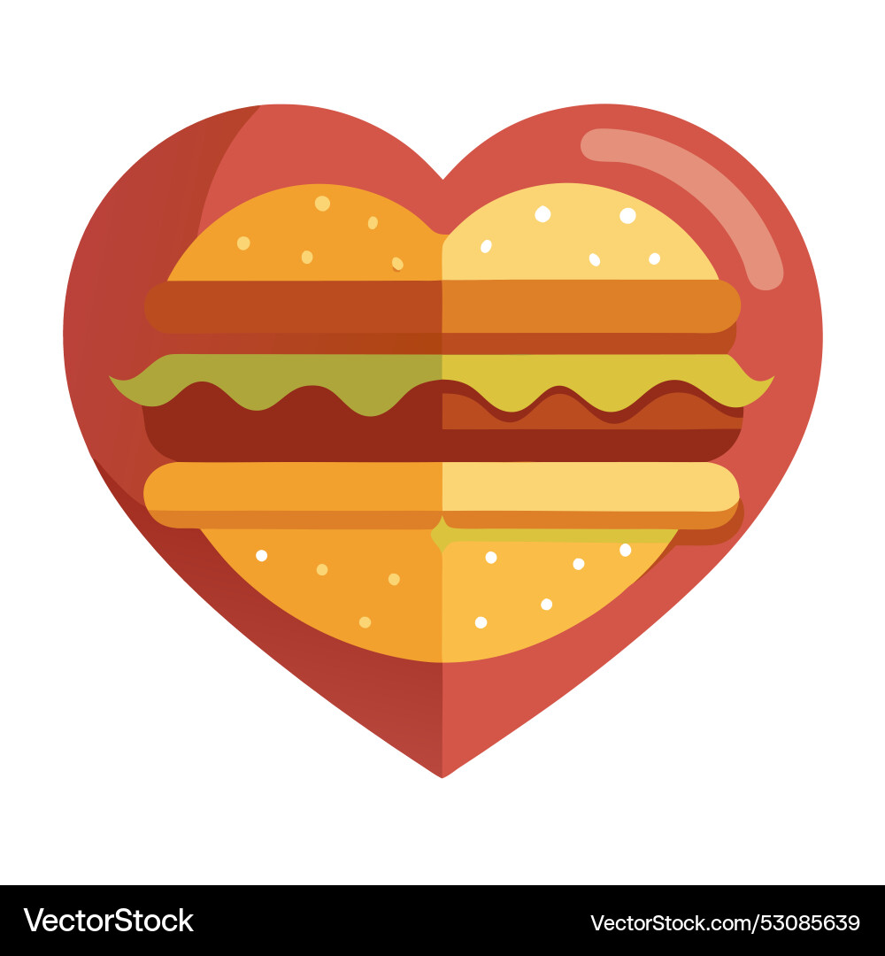 A metaphorical heart with one half composed Vector Image