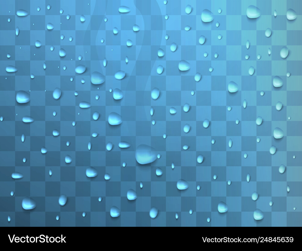 Raindrops or showers Royalty Free Vector Image