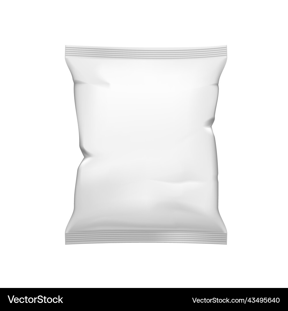 3d white plastic packaging isolated Royalty Free Vector