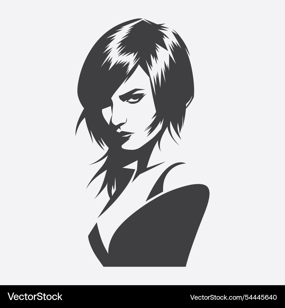Drawing of a woman Royalty Free Vector Image - VectorStock