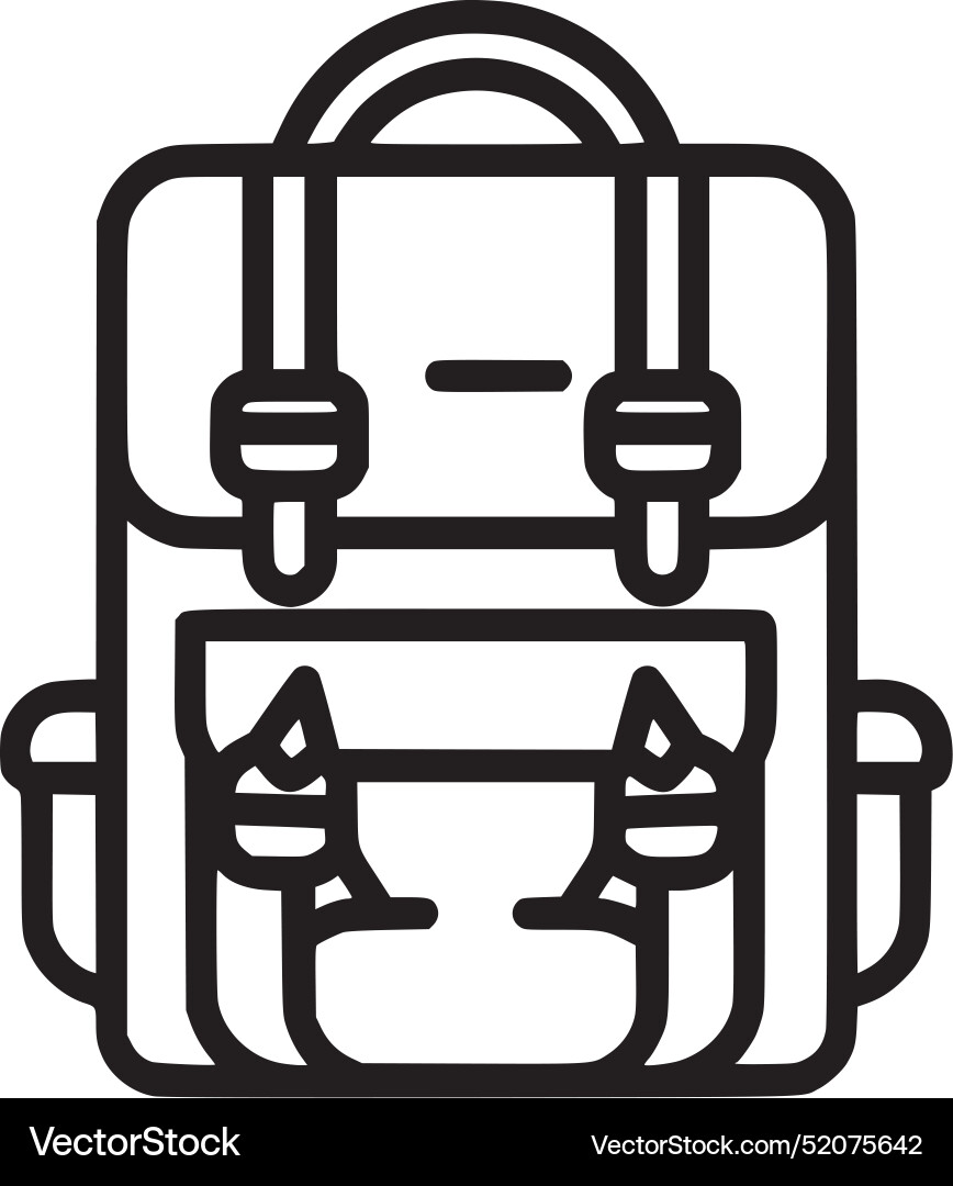 Backpack Royalty Free Vector Image - VectorStock