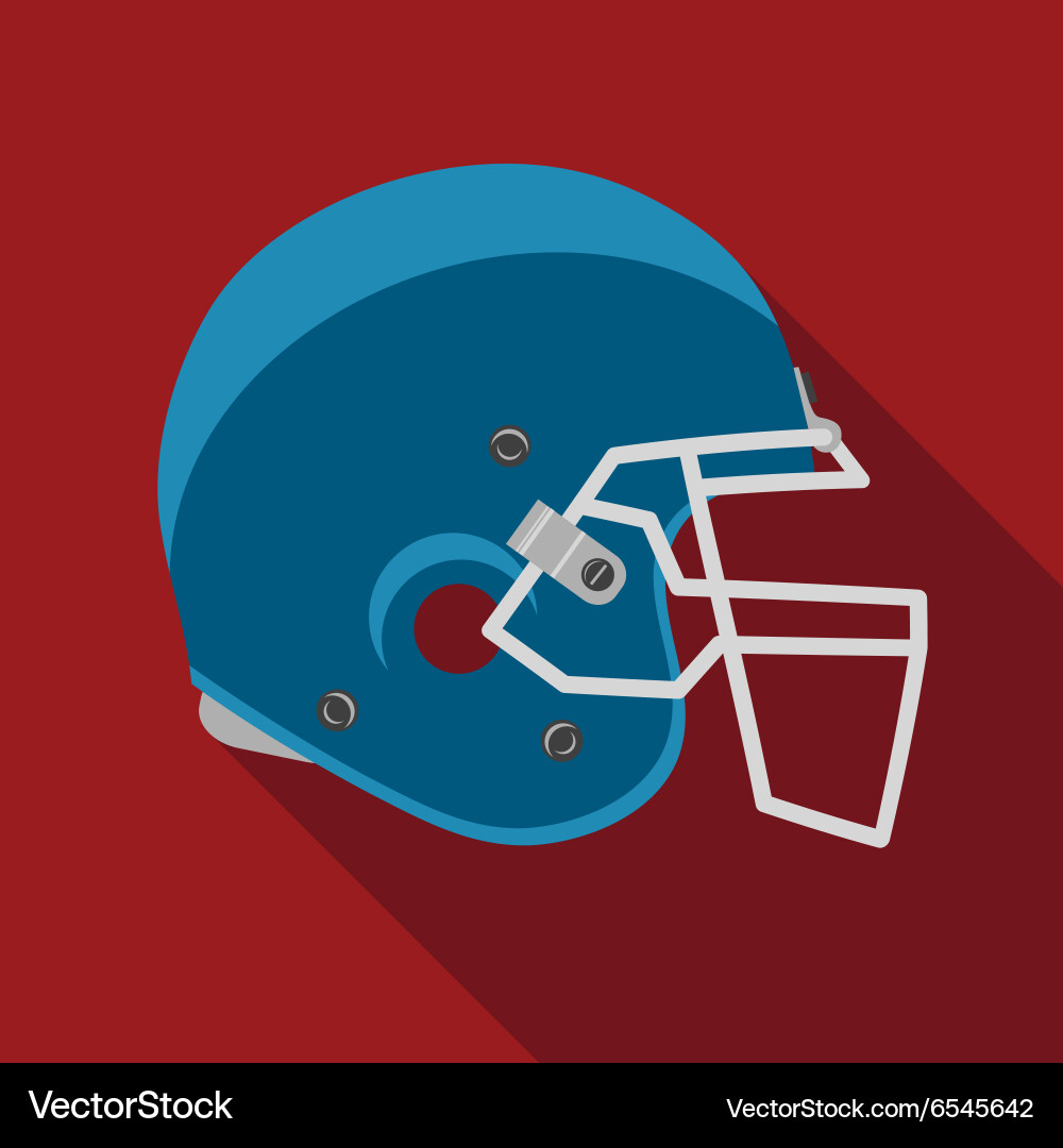 Football helmet Royalty Free Vector Image - VectorStock