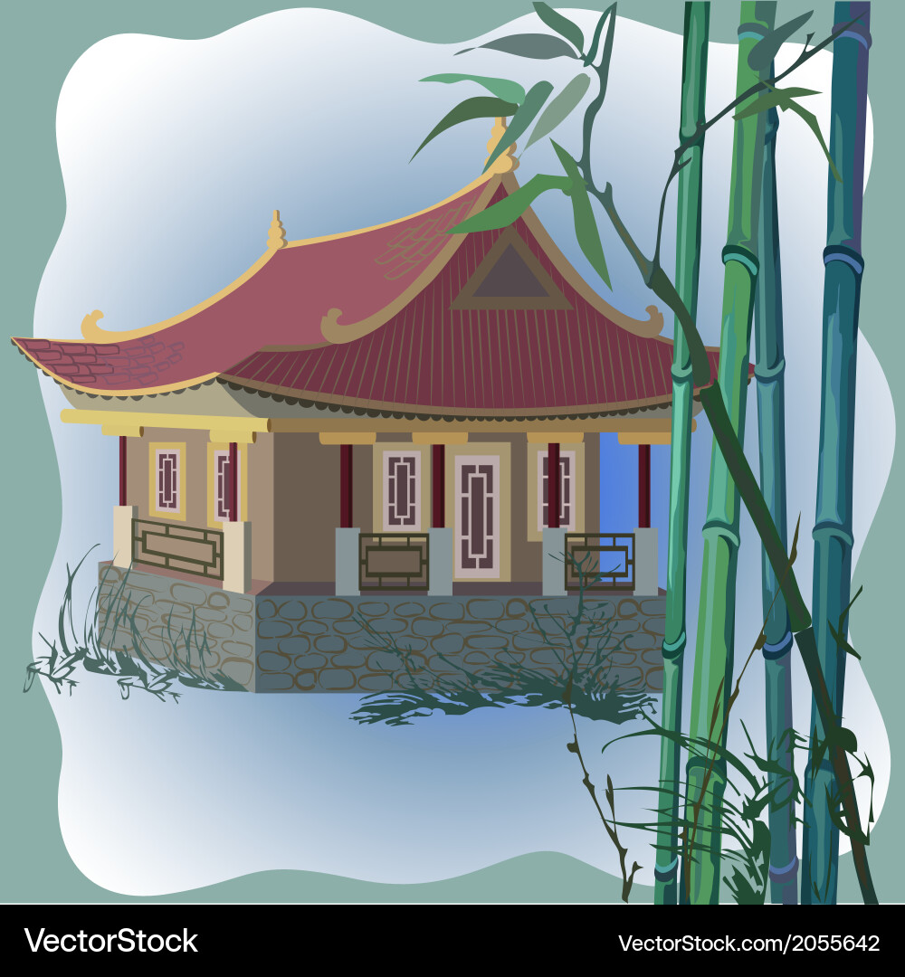 Pagoda Royalty Free Vector Image - VectorStock