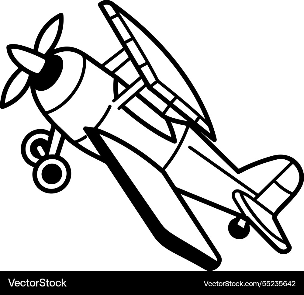 Plane Royalty Free Vector Image - VectorStock