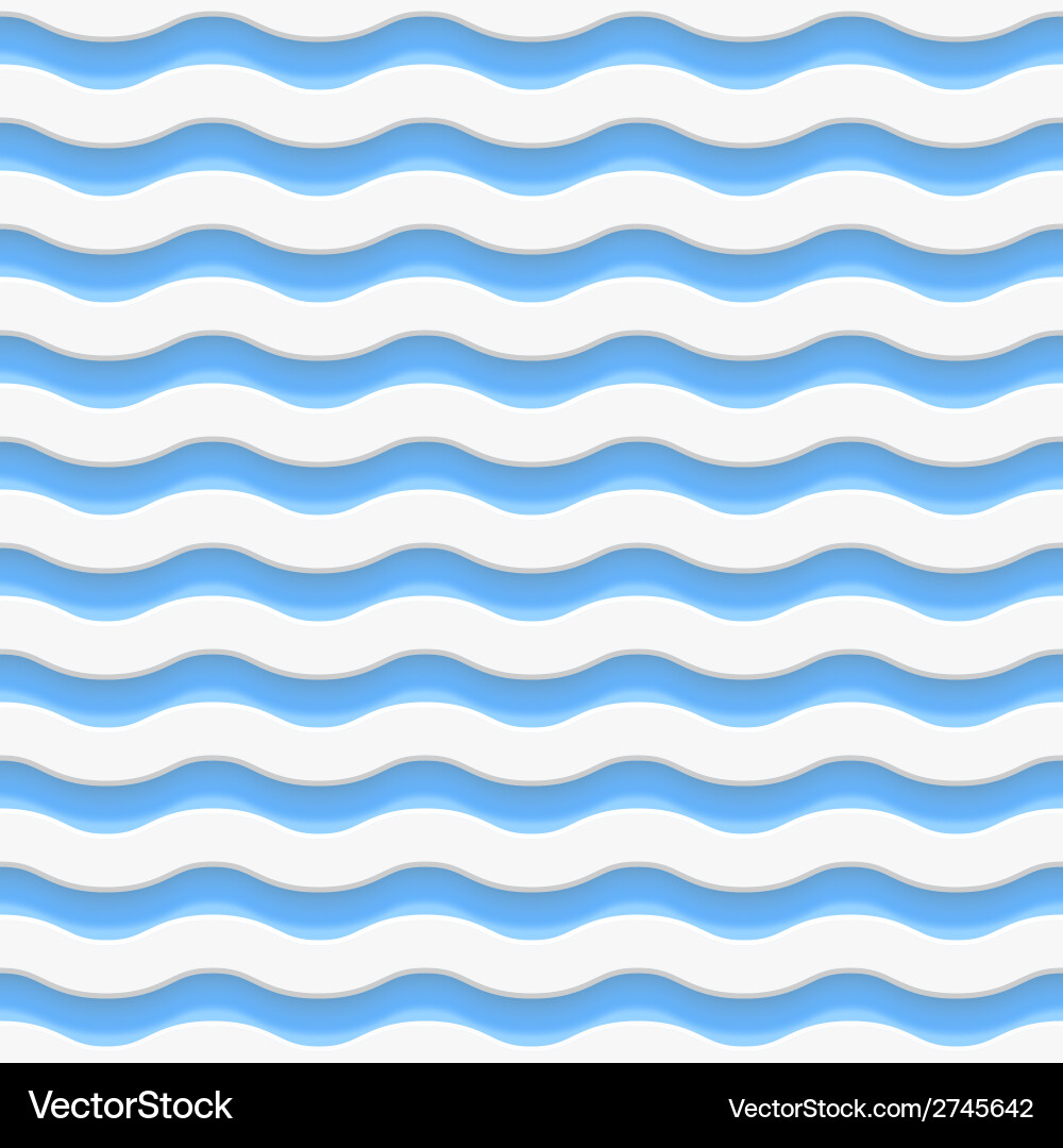 Simple seamless light wave pattern Royalty Free Vector Image