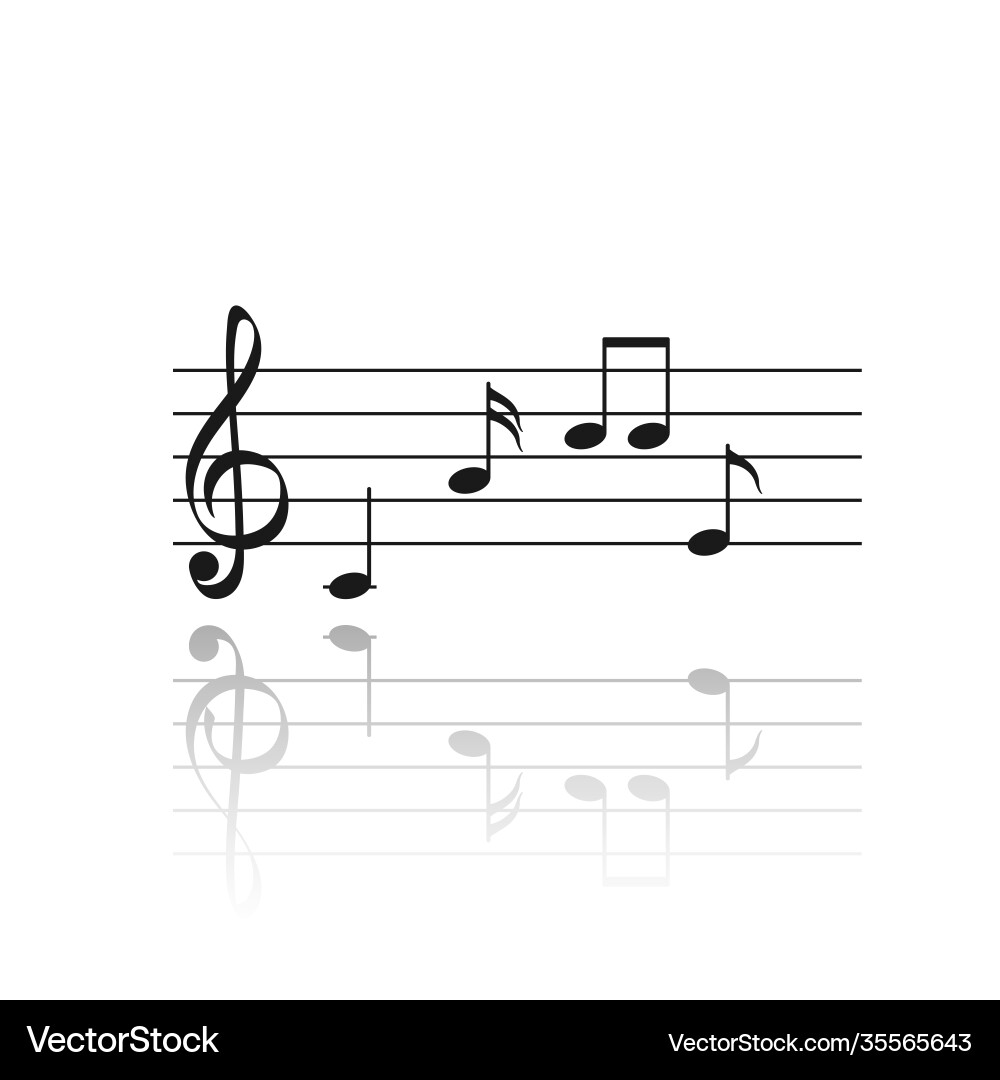 Abstract Music Note Symbols Royalty Free Vector Image