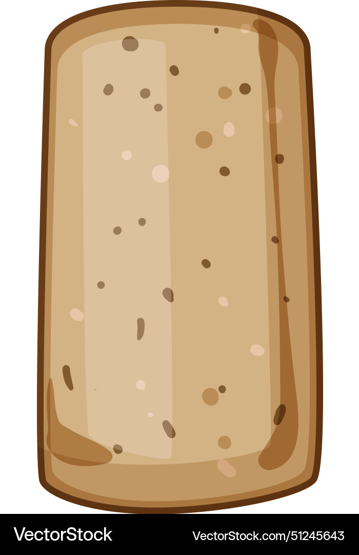 Wood wine cork bottle cartoon Royalty Free Vector Image