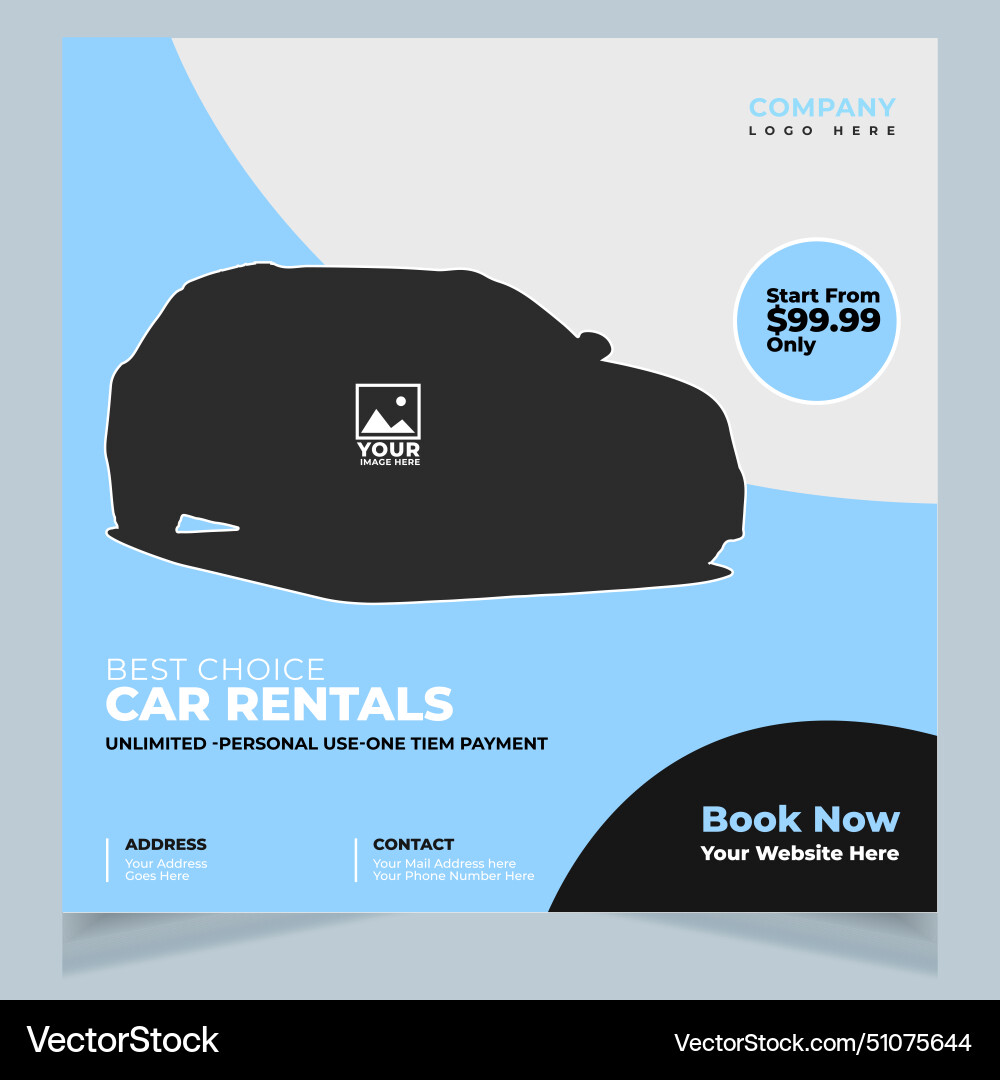 Auto repair services business layout template Vector Image