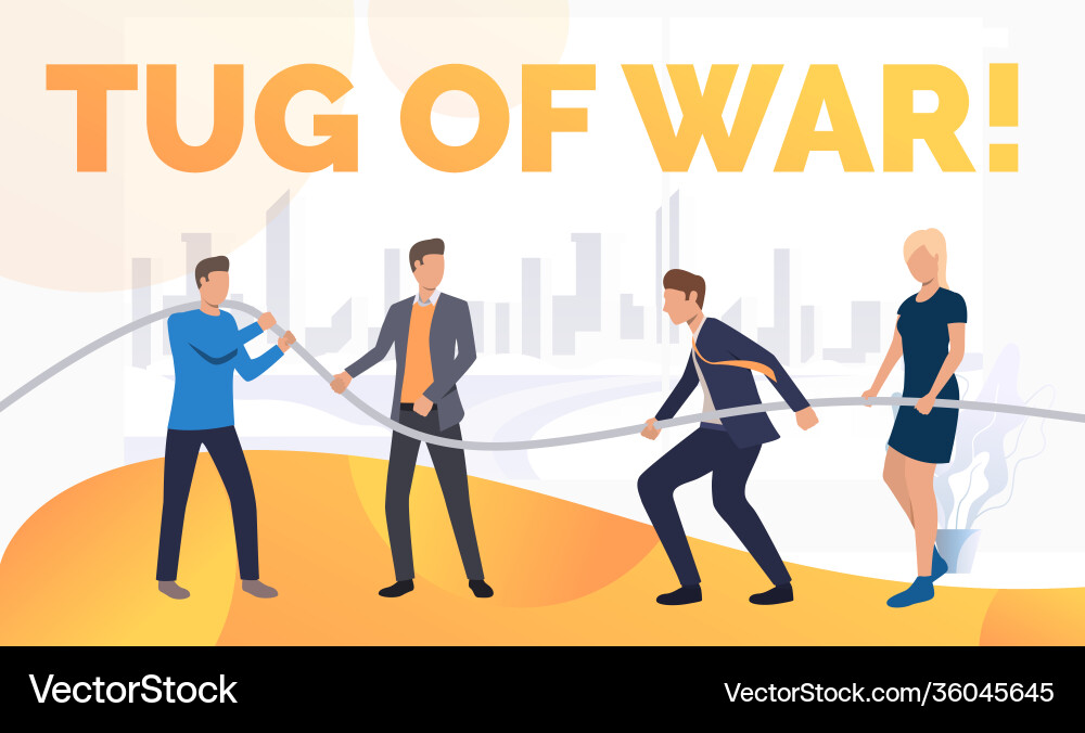 Business teams playing strategic games Royalty Free Vector