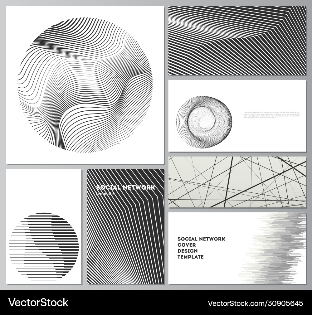 Editable layouts Royalty Free Vector Image - VectorStock