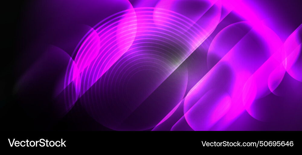Glowing light neon shiny background Royalty Free Vector