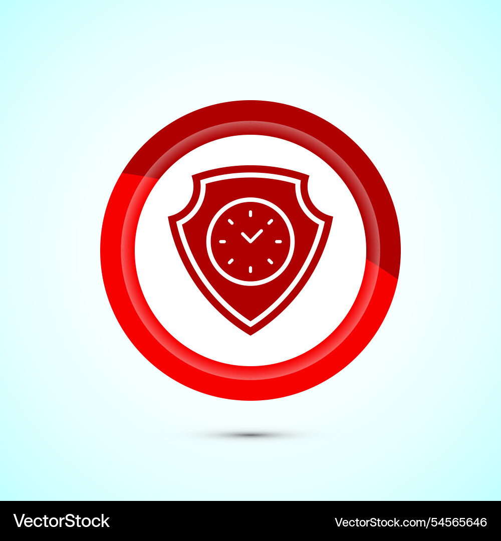Long lasting icon design durability Royalty Free Vector