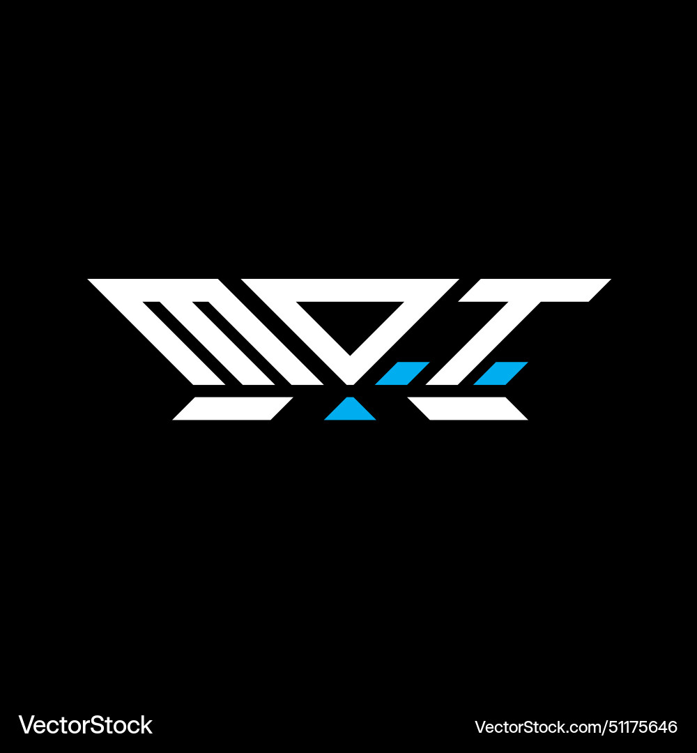 Mot letter logo design simple and modern Vector Image