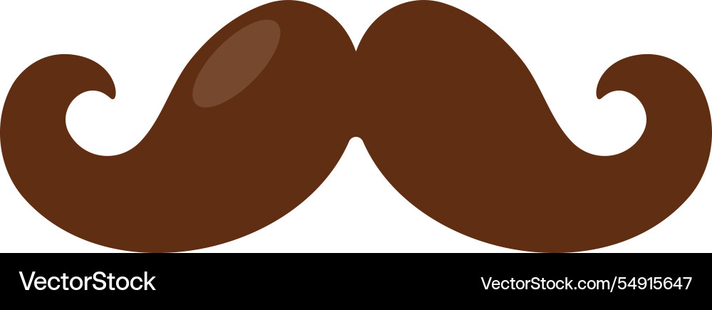 Moustache man icon Royalty Free Vector Image - VectorStock