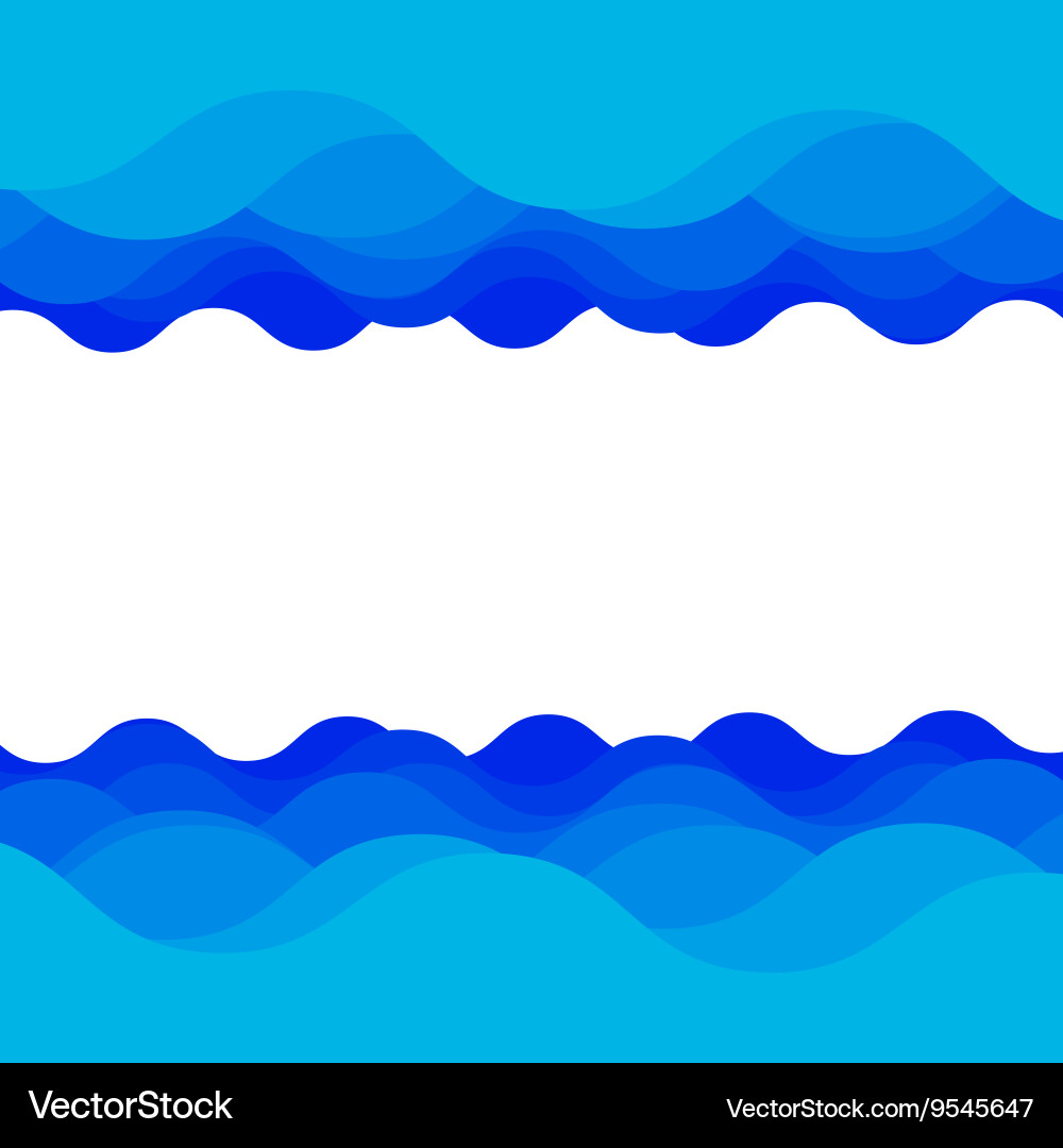 Water wave design Royalty Free Vector Image - VectorStock