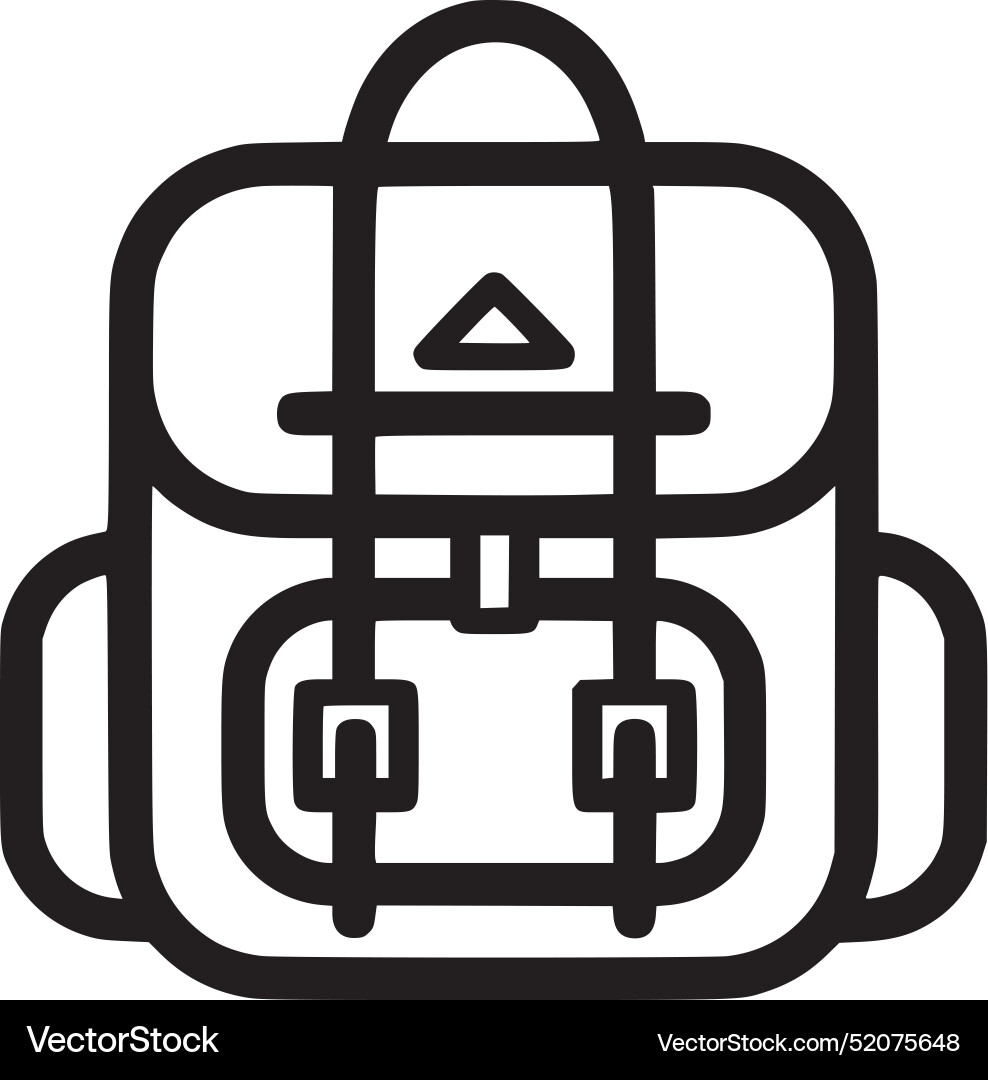 Backpack Royalty Free Vector Image - VectorStock