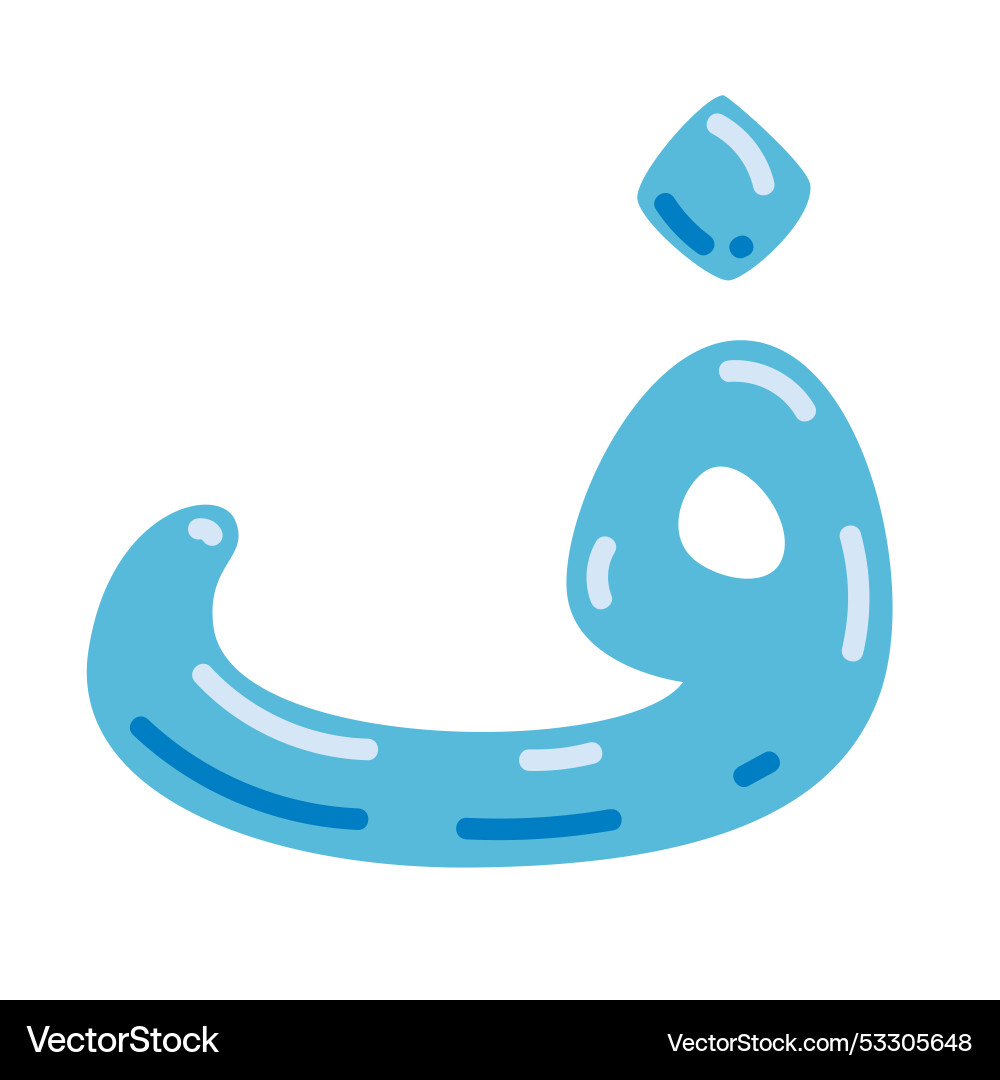 Fa letter hijaiyah letter Royalty Free Vector Image