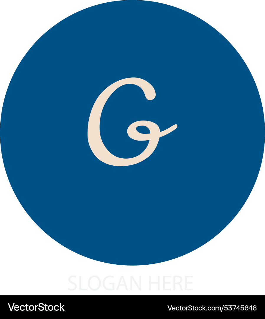 G logo Royalty Free Vector Image - VectorStock