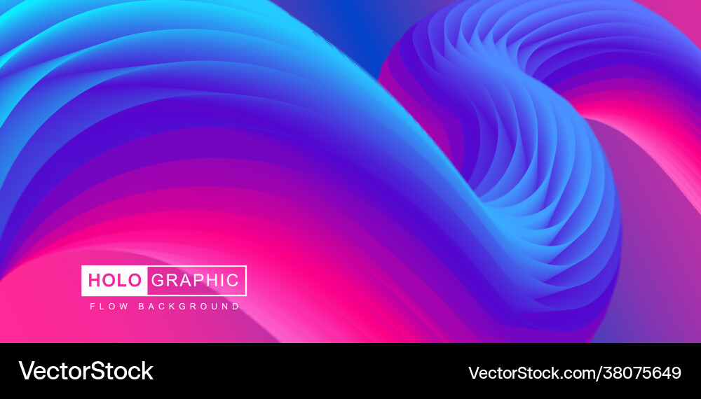 Fluid Gradient Abstract Background Royalty Free Vector Image