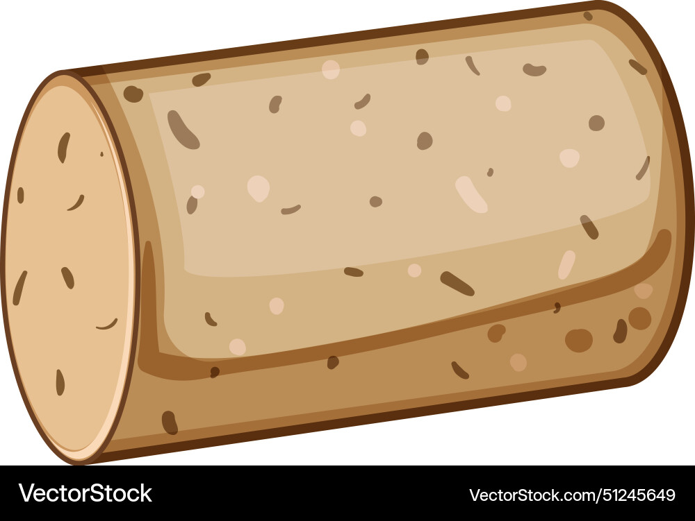Kitchen wine cork bottle cartoon Royalty Free Vector Image