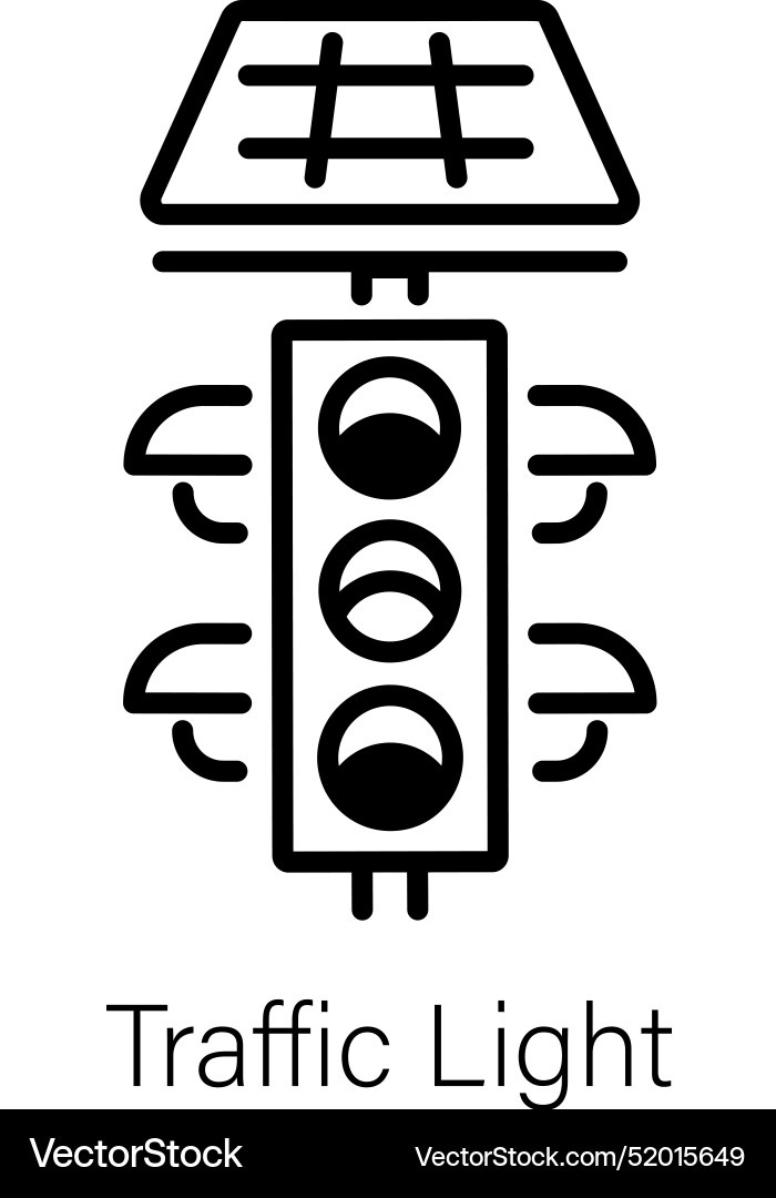 Traffic light Royalty Free Vector Image - VectorStock