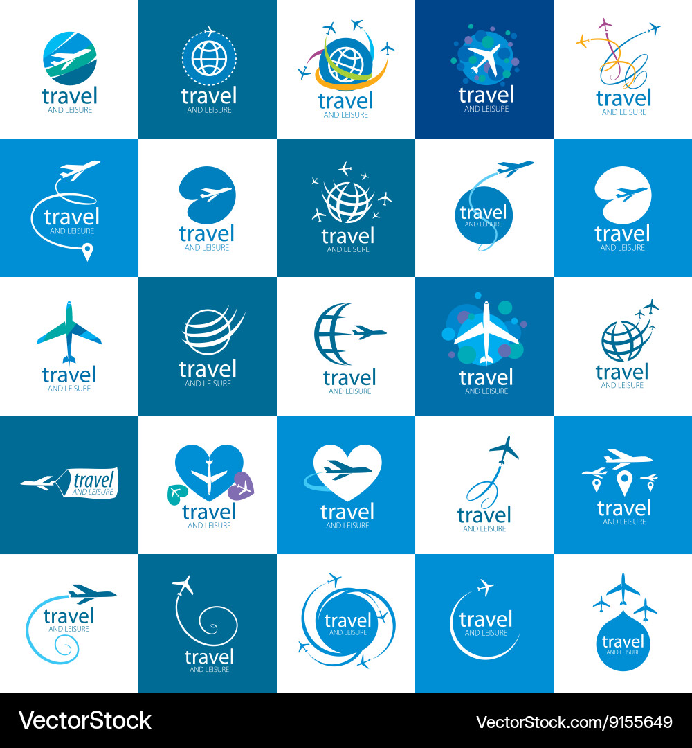 Travel logo Royalty Free Vector Image - VectorStock