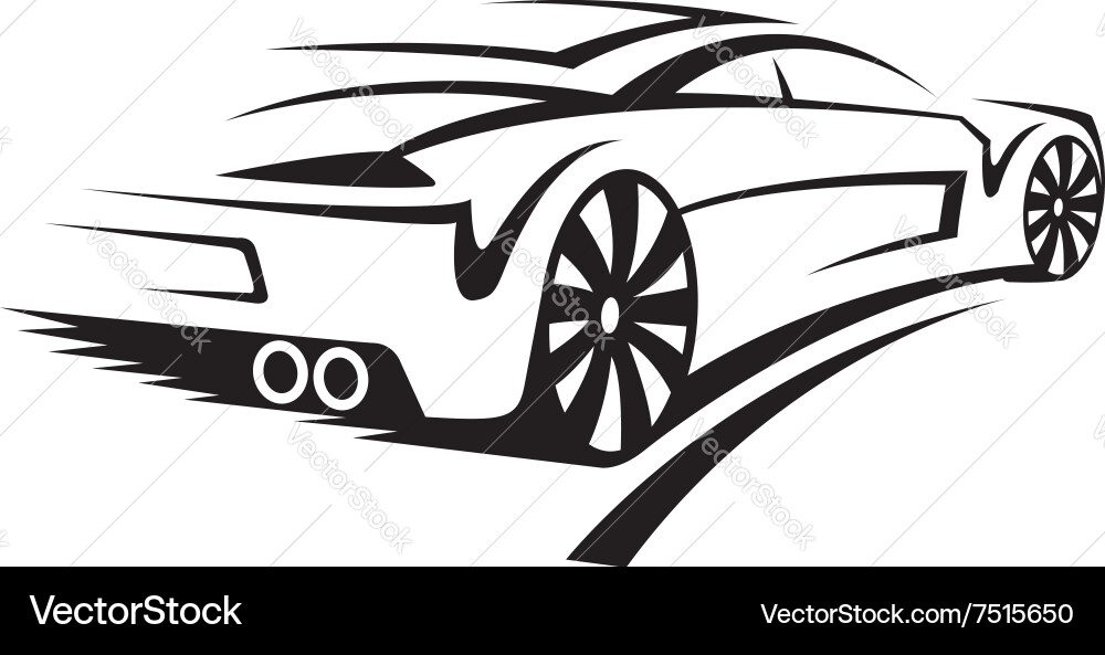 A car Royalty Free Vector Image - VectorStock
