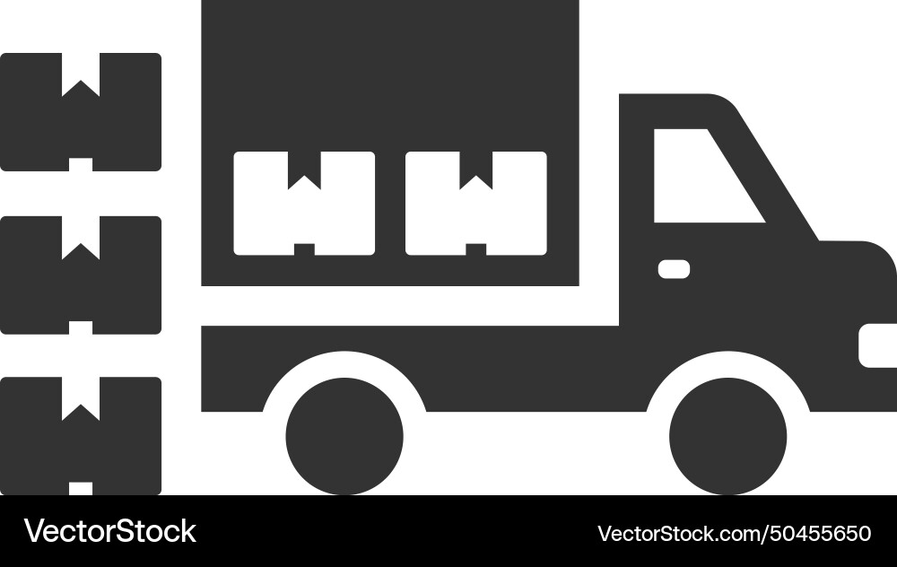 Goods distribution icon Royalty Free Vector Image