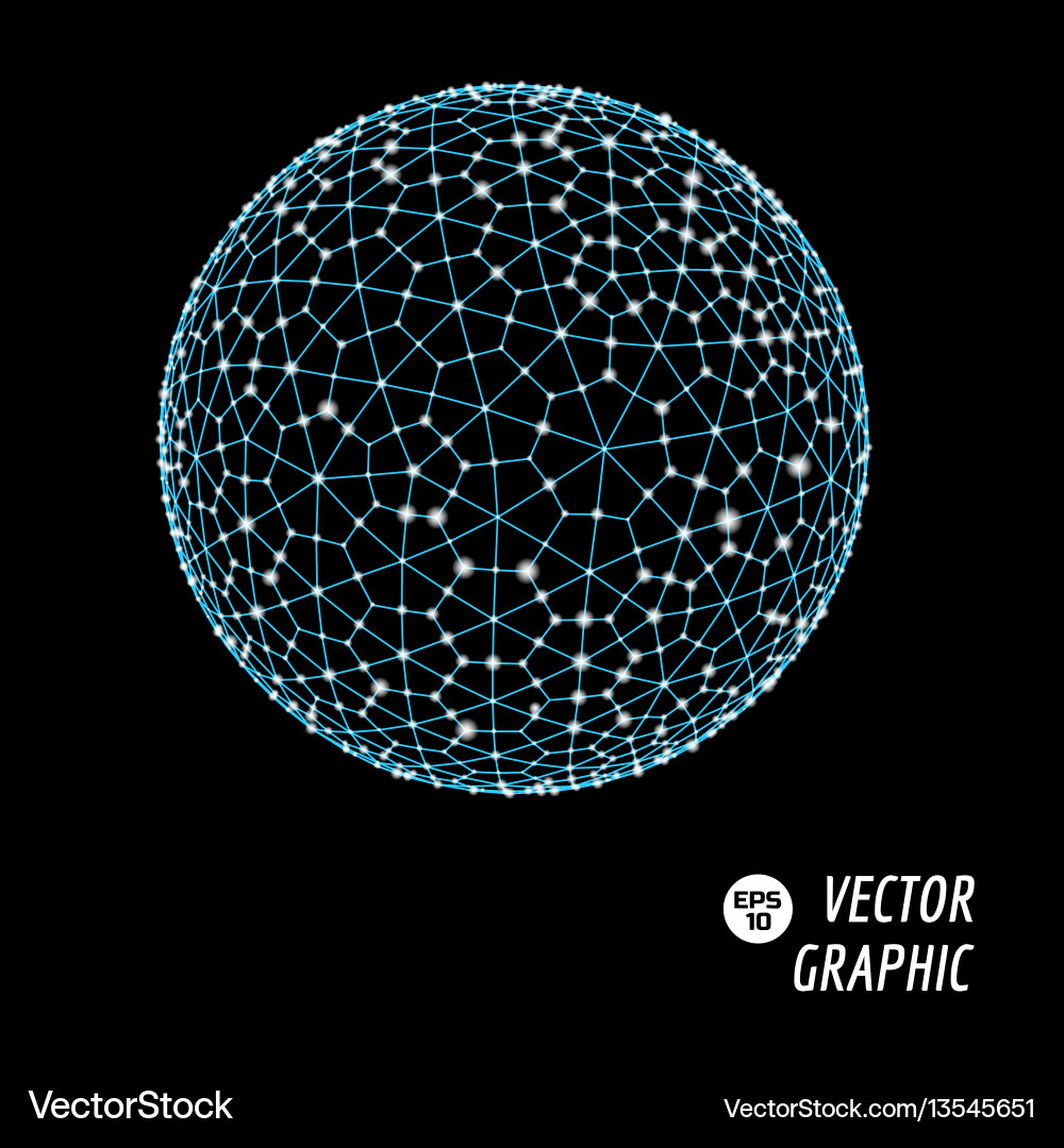 3d sphere Royalty Free Vector Image - VectorStock