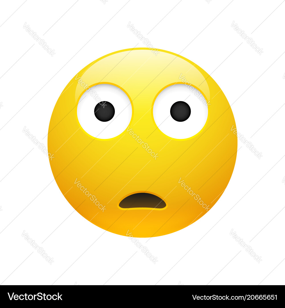 Emoticon Perplexed Vector Images (over 150)