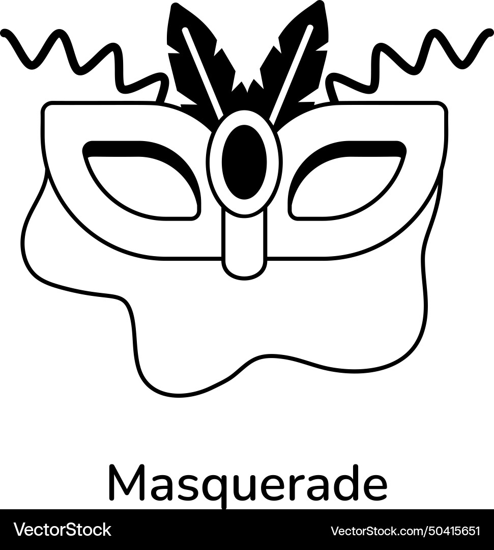 Masquerade Royalty Free Vector Image - VectorStock