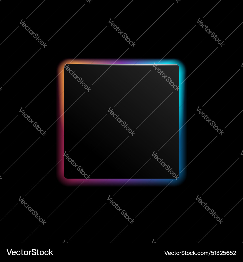 Cpu presentation mock-up with colourful backlight Vector Image