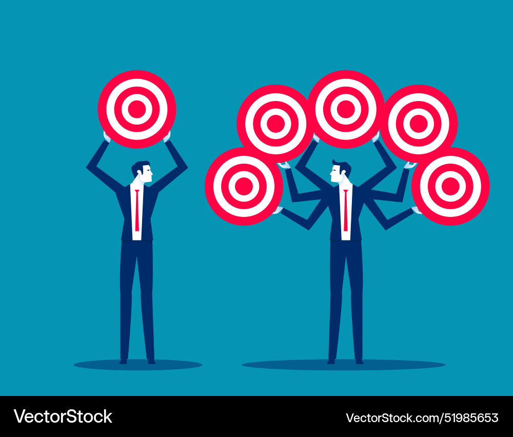 Diverse Business Goals Royalty Free Vector Image