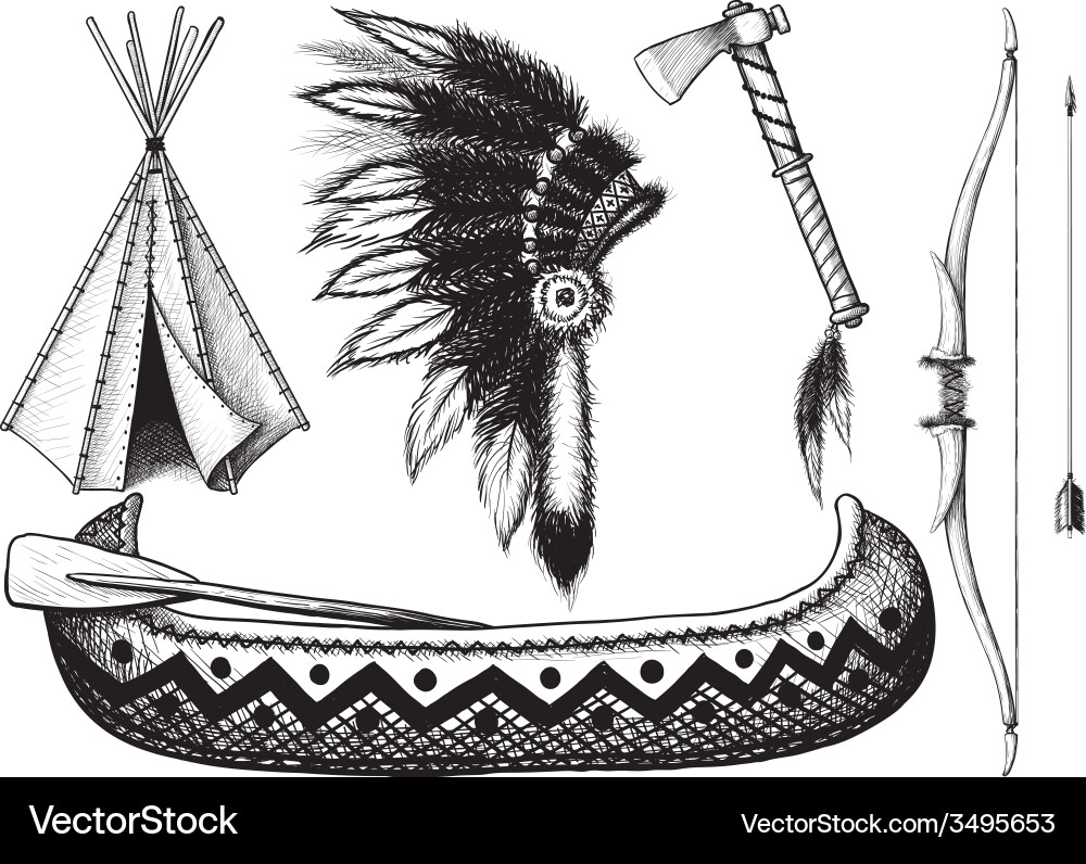 Indian icon set Royalty Free Vector Image - VectorStock