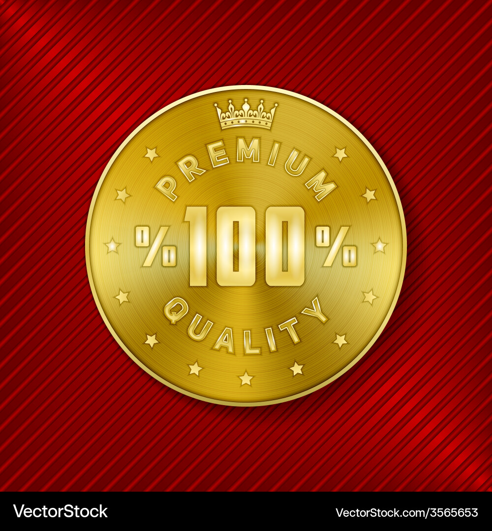 Quality badge Royalty Free Vector Image - VectorStock