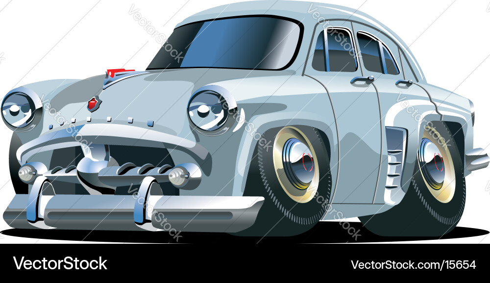 Cartoon car Royalty Free Vector Image - VectorStock