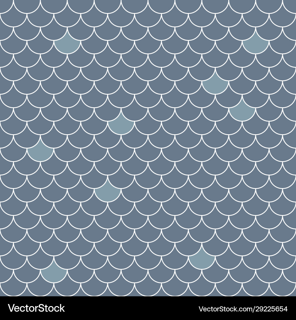 Fish scales seamless pattern Royalty Free Vector Image