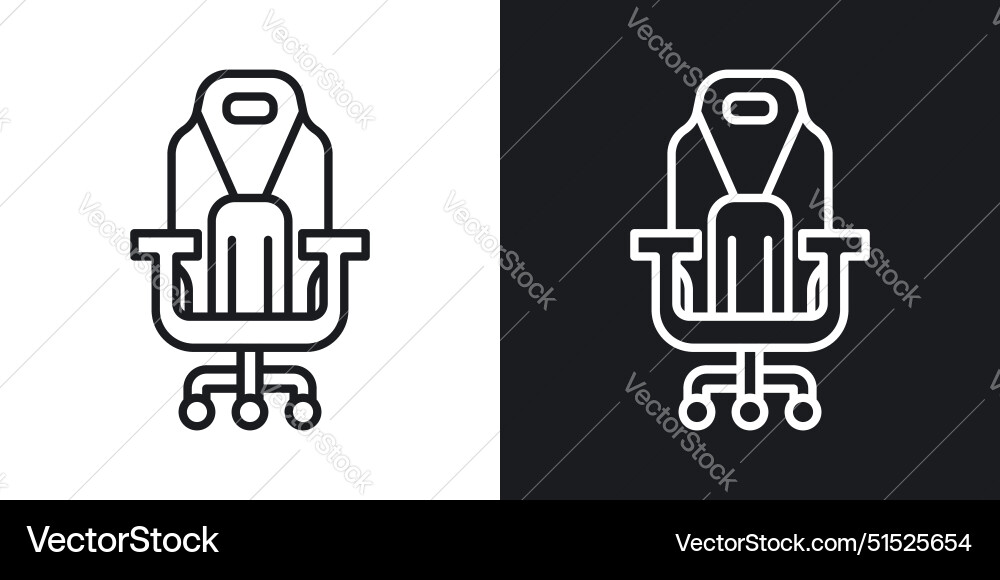 Gaming chair icon Royalty Free Vector Image - VectorStock