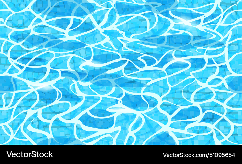 Water ripple background seamless pattern Vector Image