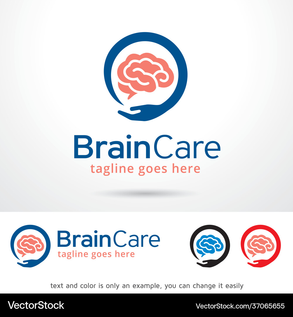 Brain logo template Royalty Free Vector Image - VectorStock