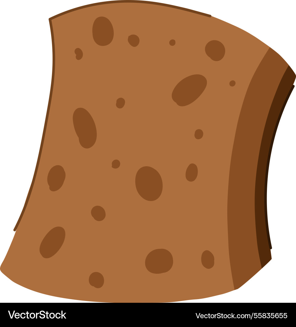 Natural biodegradable kitchen sponge cartoon Vector Image