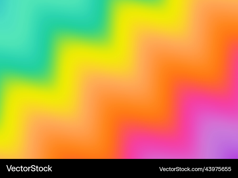 Rainbow wavy background striped multicolor Vector Image