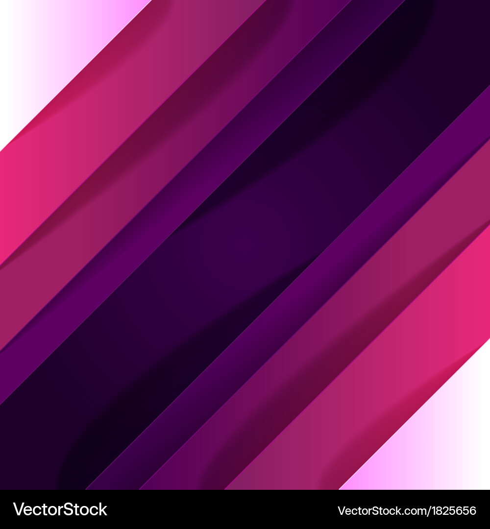 Abstract background with purple paper layers Vector Image