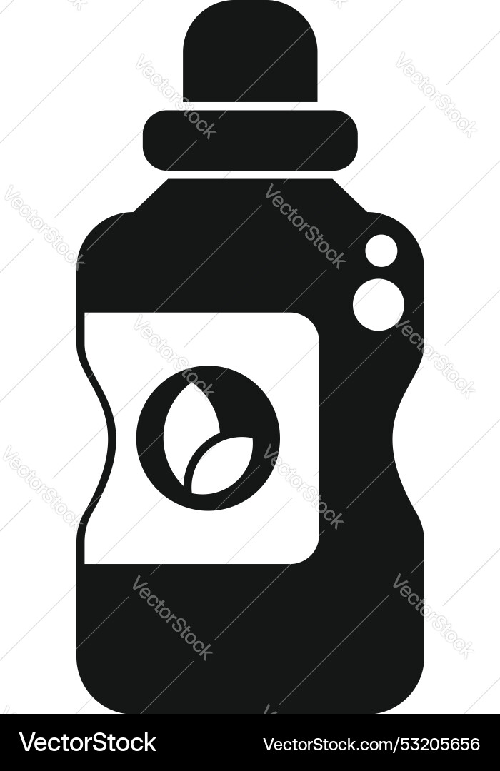 Eco friendly dishwashing liquid bottle promoting Vector Image