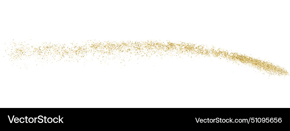 Gold glitter texture Royalty Free Vector Image