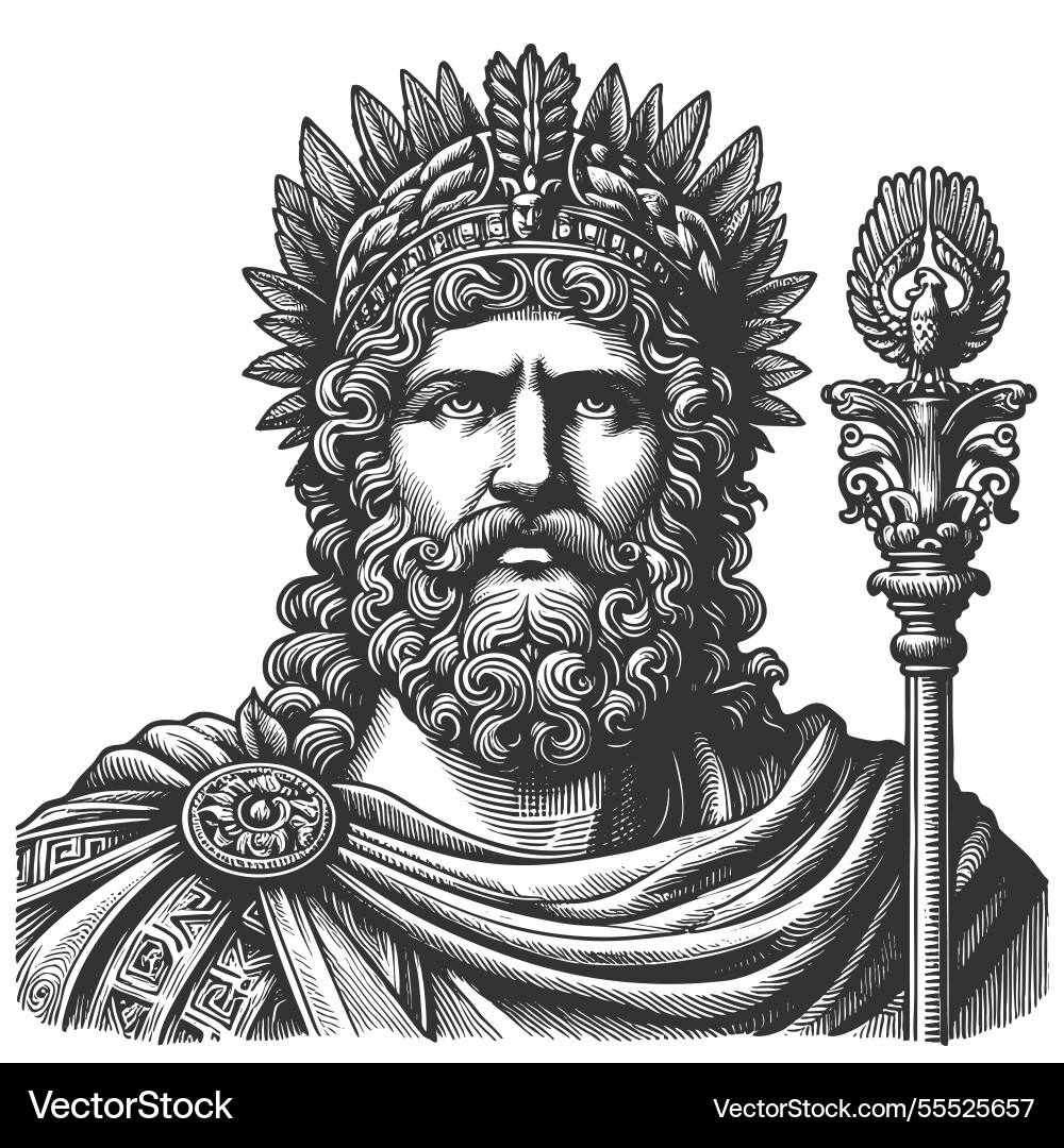 Roman emperor Royalty Free Vector Image - VectorStock