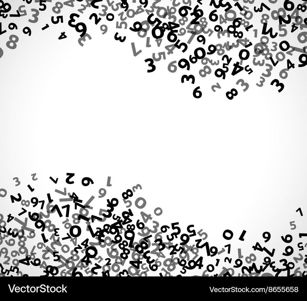 Abstract math number background Royalty Free Vector Image